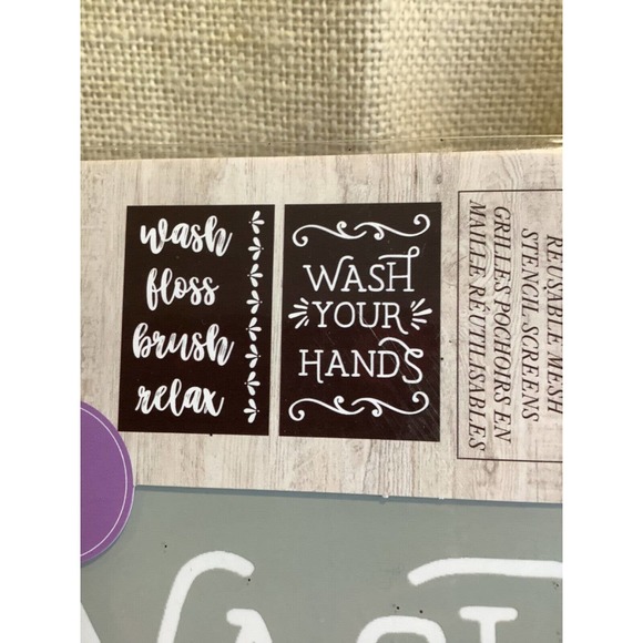 Plaid Folk Art | Office | New Reusable At Home Plaid Folk Art Stencils ...